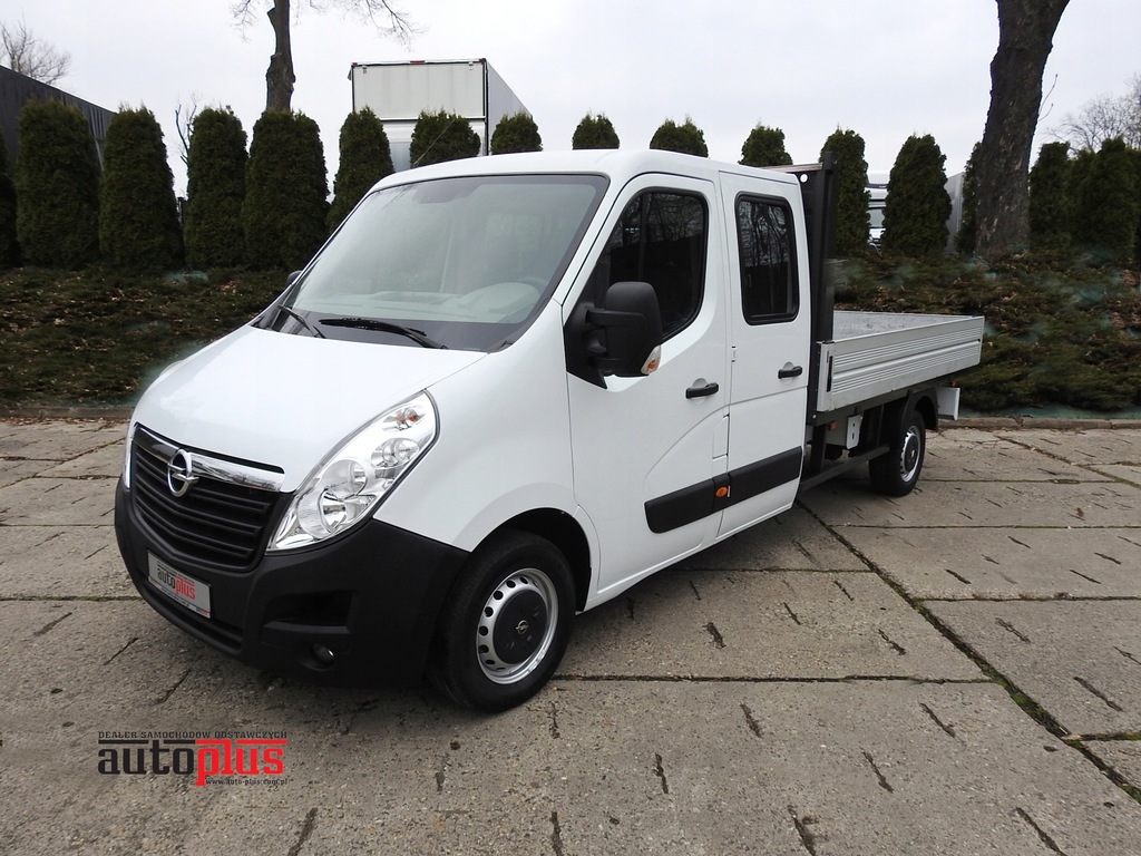 OPEL MOVANO SKRZYNIA PODWÓJNA KABINA 7 MIEJSC - 13596665994 - oficjalne archiwum Allegro