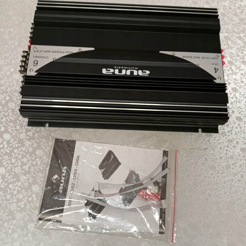 WZMACNIACZ SAMOCHODOWY Auna AMP-CH06 570 W - 13669102938 - oficjalne archiwum Allegro