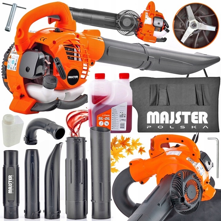 DMUCHAWA SPALINOWA OGRODOWA ODKURZACZ z ROZDRABNIACZEM LIŚCI ŚNIEGU MOCNA - 15672284944 ...