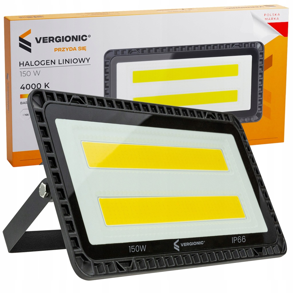 HALOGEN LED naświetlacz reflektor budowlany 150W - 14358136320 - oficjalne archiwum Allegro