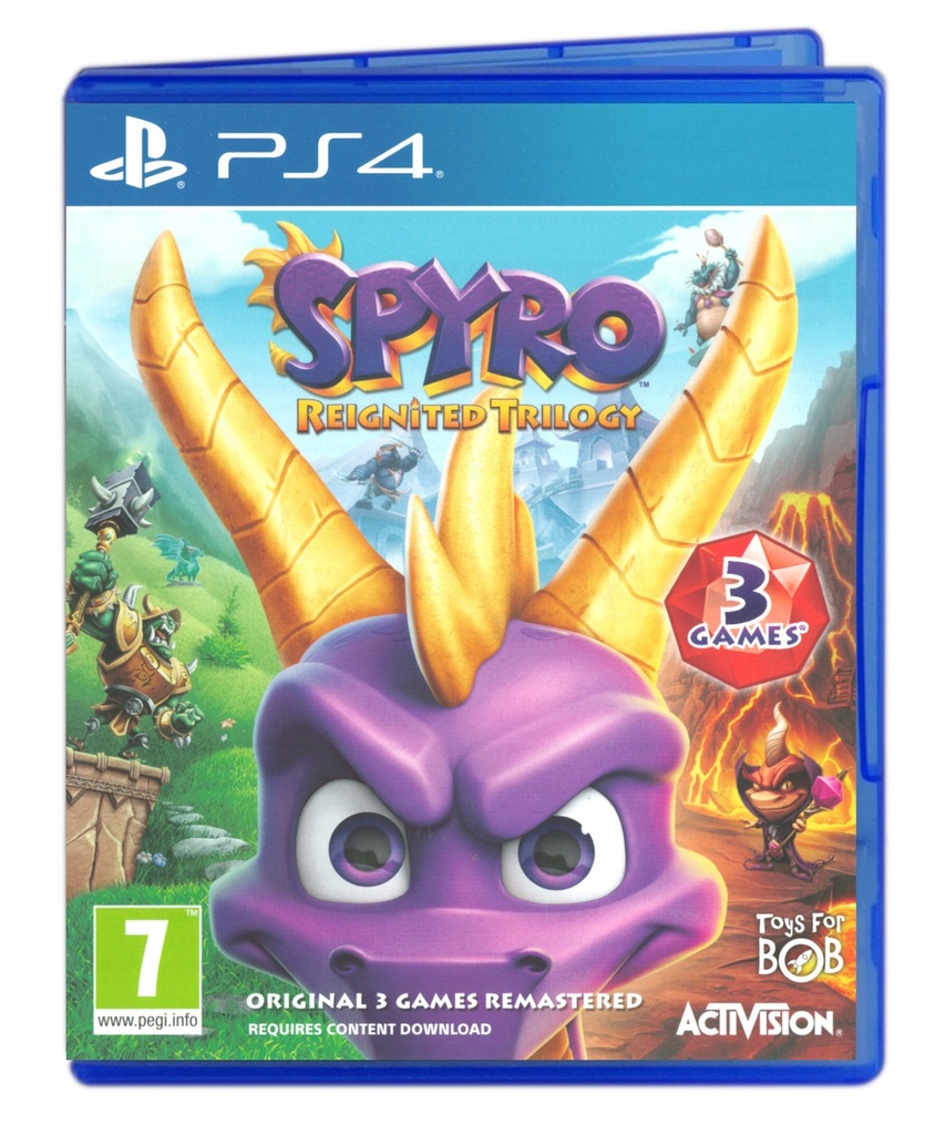 Купить Игра SPYRO REIGNITED TRILOGY Польский дубляж PL PS4: отзывы ...