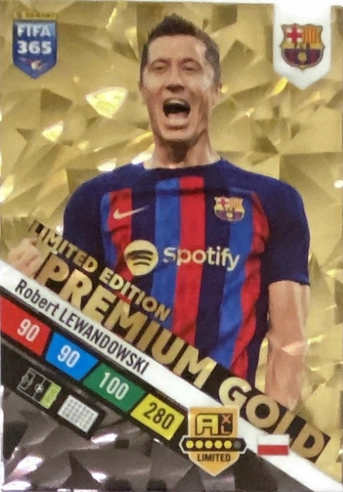 FIFA 365 2023 - Limited LEWANDOWSKI PREMIUM GOLD - 13180613489 - oficjalne archiwum Allegro
