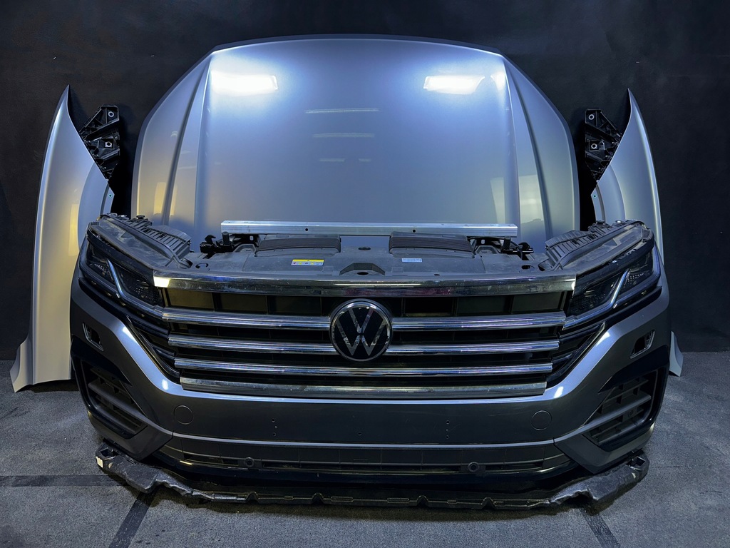 VW Touareg 3 III PRZOD R-LINE MASKA ZDERZAK BLOTNIKI PAS CHLODNICY ...