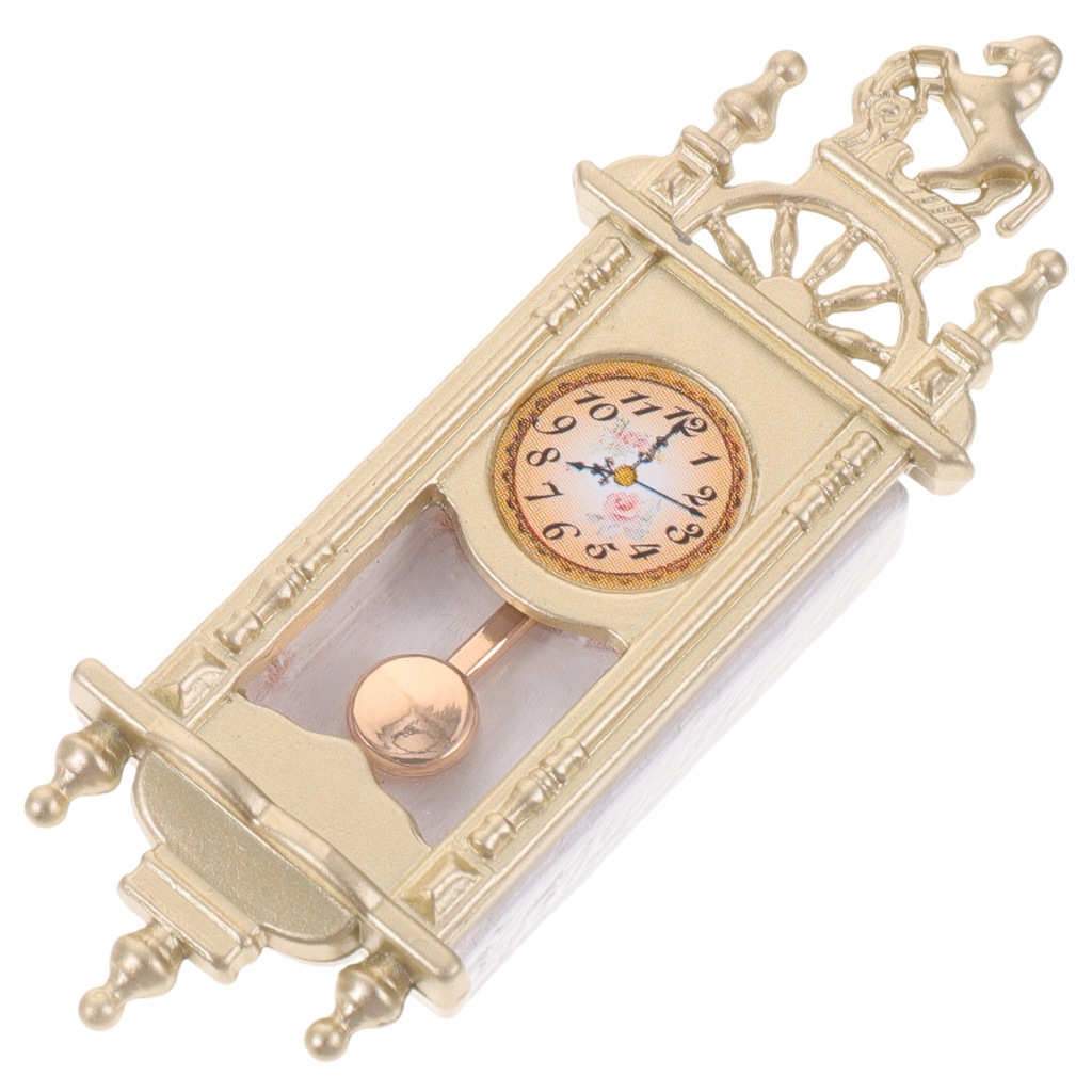 Mini House Pendulum Clock Small Pendant Wooden - 13526523094 ...