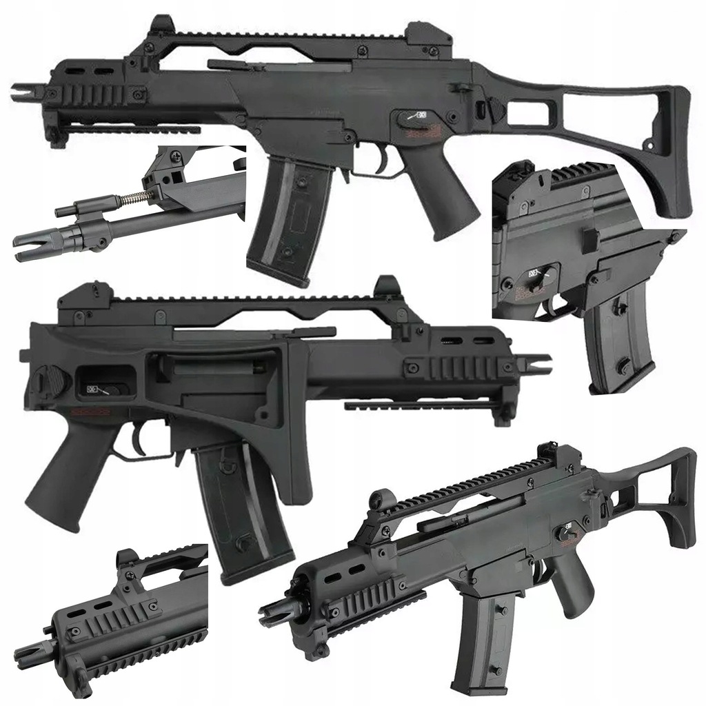 KARABINEK Szturmowy ASG Double Bell Replika G-001 370FPS z magazynkiem - 14842663298 - oficjalne ...