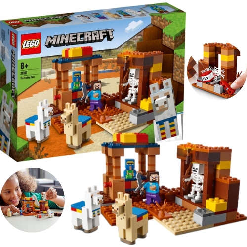 LEGO MAINCRAFT 21167 TARG STOISKO PUNKT HANDLOWY - 12992972464 ...