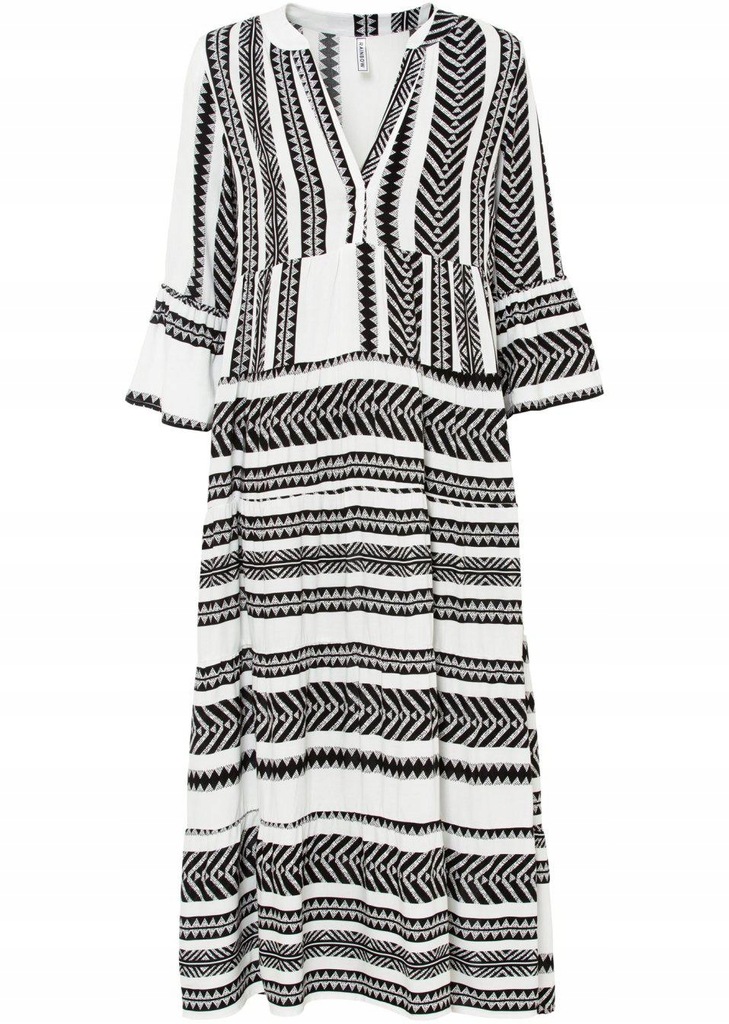 RAINBOW LUŹNA DŁUGA SUKIENKA 36 - 12852542612 - oficjalne archiwum Allegro