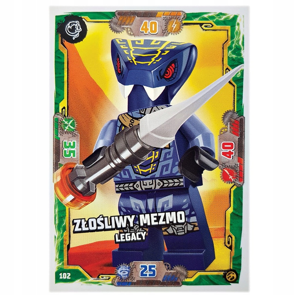 Karta LEGO Ninjago S7 102 Złośliwy Mezmo Legacy - 13633072195 ...