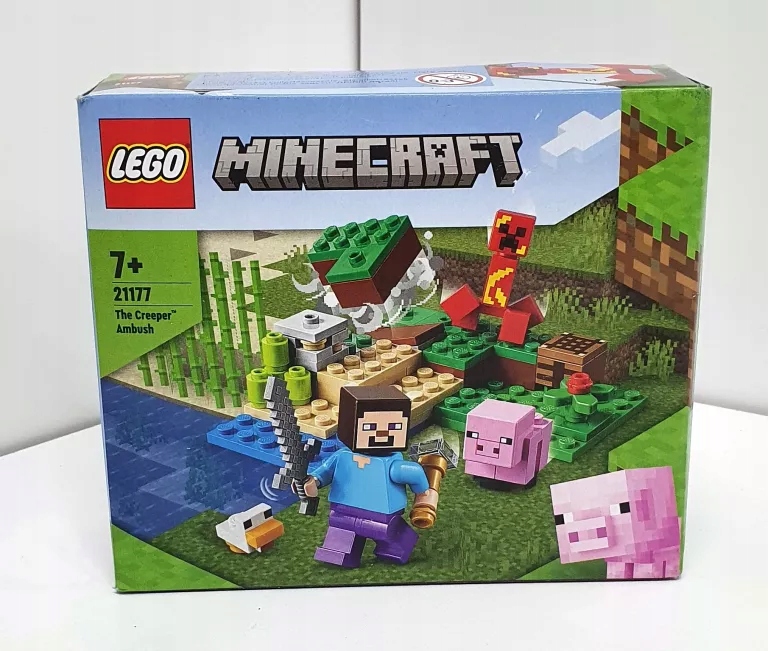 LEGO MINECRAFT 21177 ZASADZKA CREEPERA - 12236884643 - oficjalne ...
