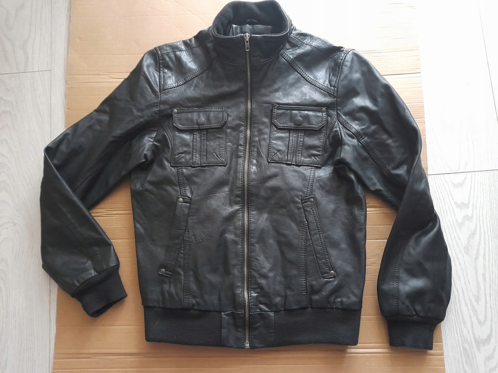 SELECTED VINTAGE FLEK KATANA MĘSKA SKÓRZANA MEDIUM - 13512249385 ...