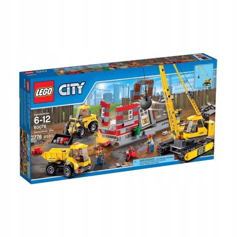 LEGO City Dzwig Wywrotka Koparka budowa 60076 NOWE - 10997949864 ...