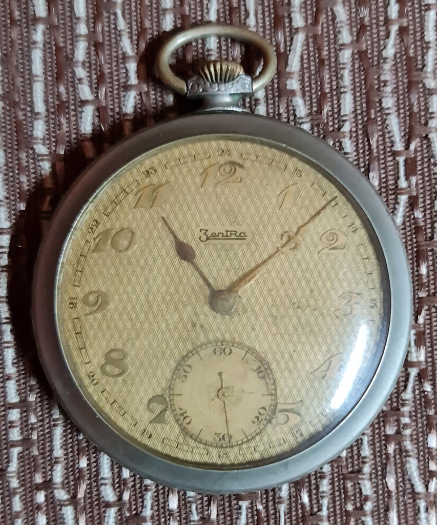 Zegarek mechaniczny kieszonkowy Zentra kieszonka - 13463657936 ...