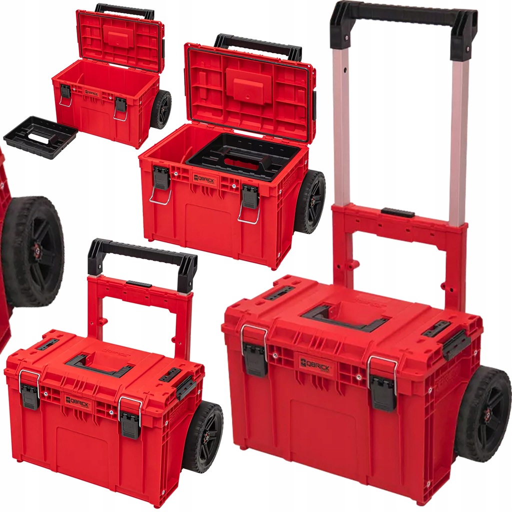 SKRZYNKA NARZĘDZIOWA Qbrick System PRIME Cart Red Ultra Custom na ...