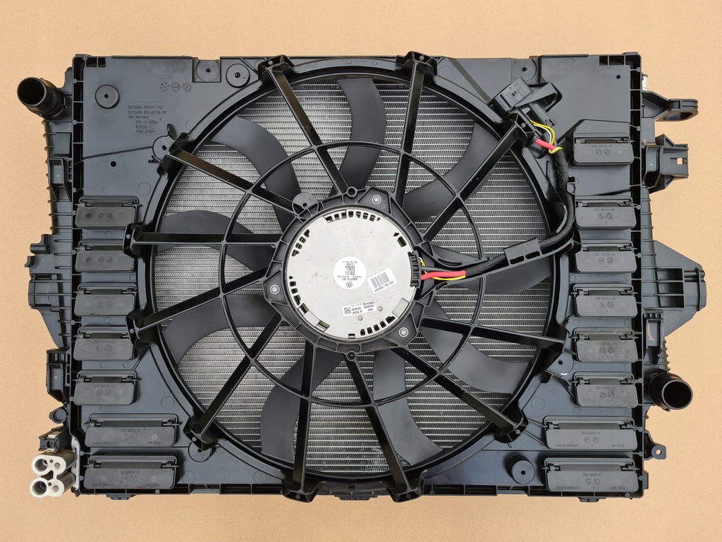 KOMPLET CHŁODNIC WENTYLATOR VW TOUAREG 7P 3.0TDI - 10874974011 ...