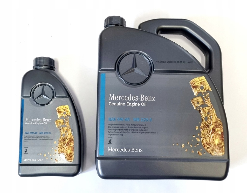 Olej silnikowy OE Mercedes Benz 5W-40 MB 229.5 6L - 13592116075 ...