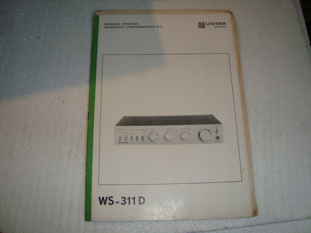 Instrukcja Serwisowa Unitra Wzmacniacz WS-311D - 11857766434 - oficjalne archiwum Allegro