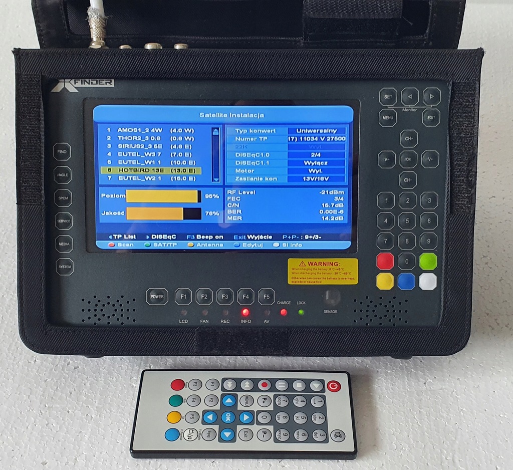 Miernik combo Amiko X-Finder dvb-t/c/s2 - 12554414009 - oficjalne ...