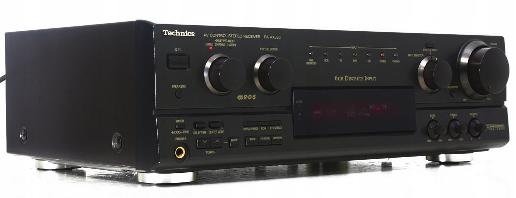 Amplituner Technics SA-AX530 5.1 tytanowy. - 13930024372 - oficjalne archiwum Allegro