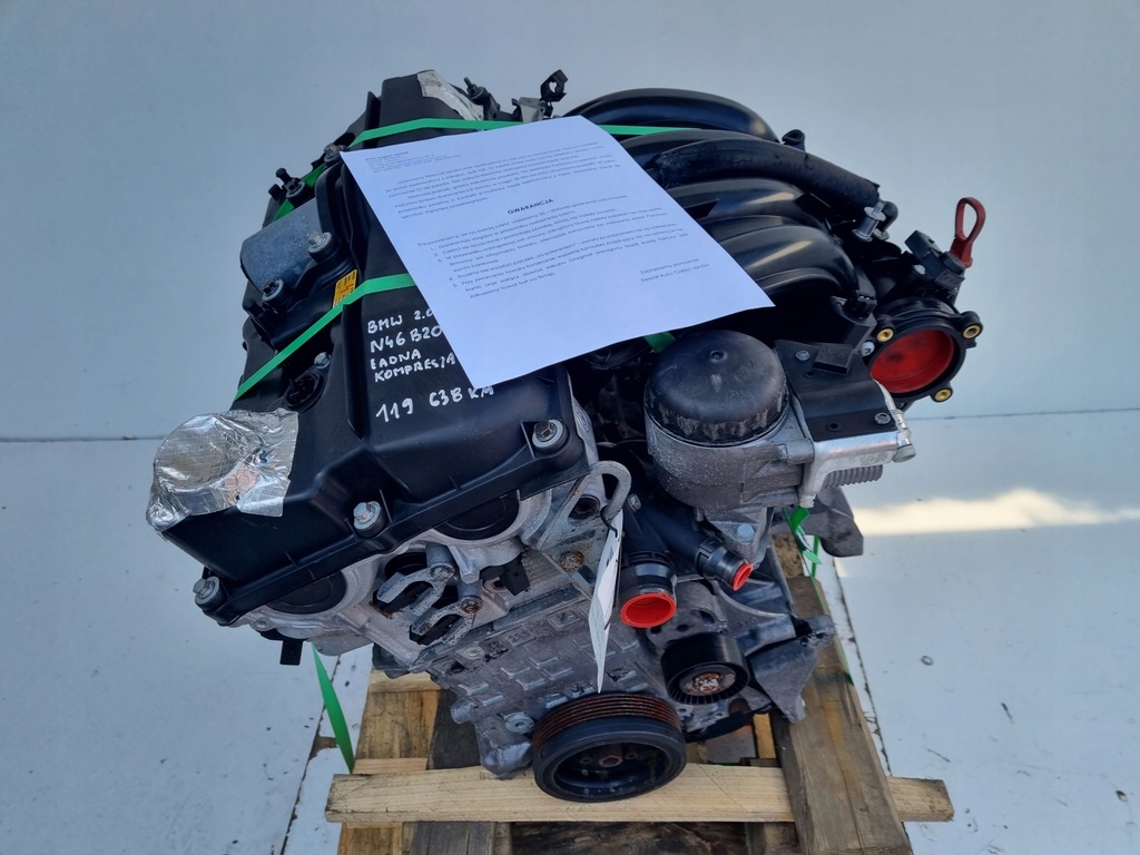 SILNIK KOMPLET BMW X1 E84 2.0 udokumentowane 119 638km N46B20 N46B20A ...
