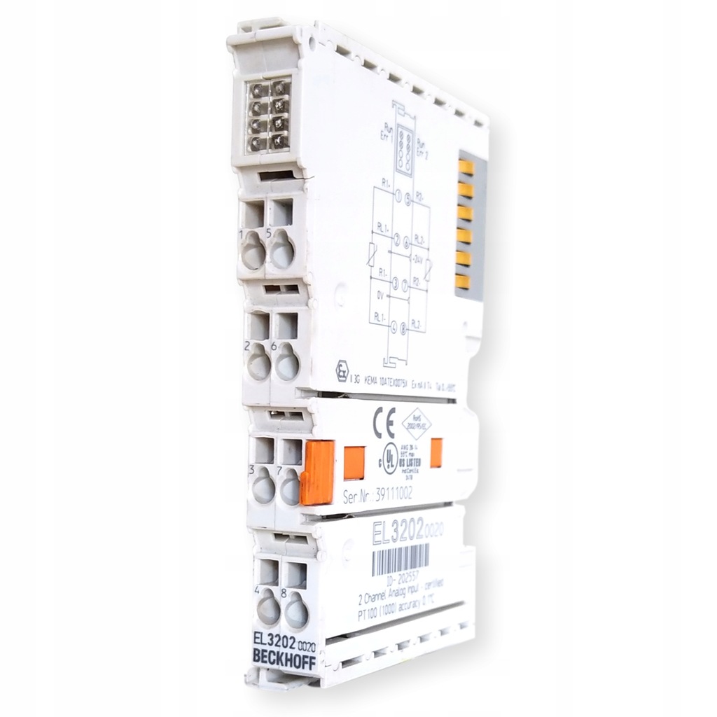 MODUŁ 2 WEJŚĆ ANALOGOWYCH PT100 EL3202 BECKHOFF - 10941997437 ...