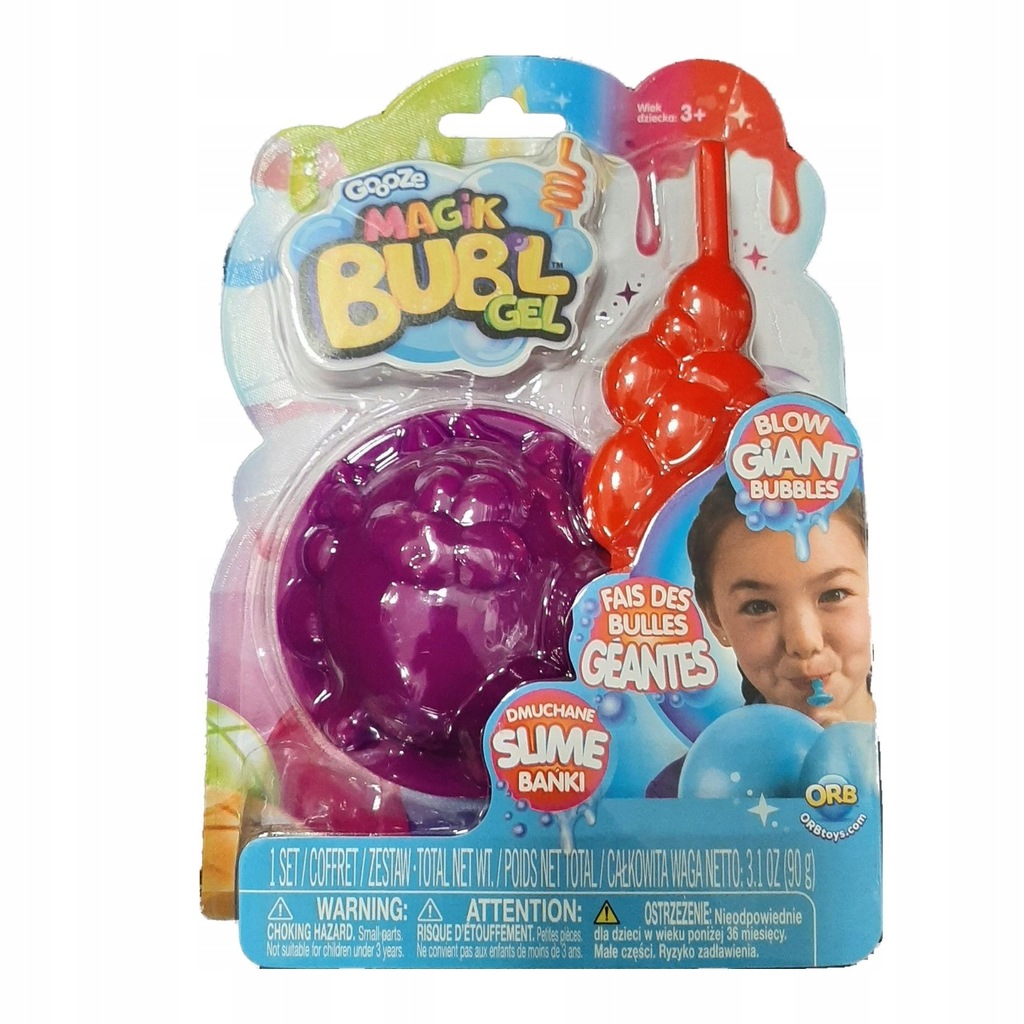 ORB 14231 MAGIK BUBLE Dmuchane slime bańki FIOLET - 11231489577 ...