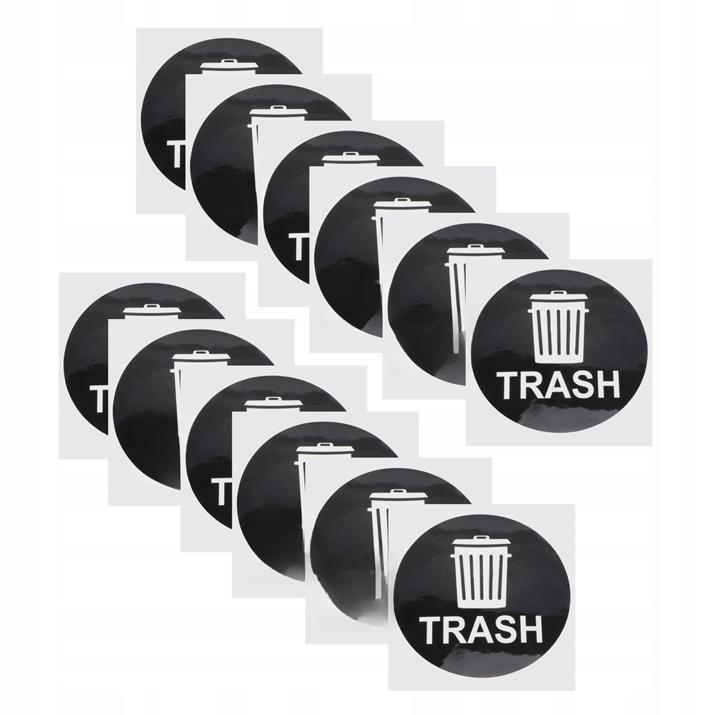 TRASH BIN SIGN TRASH CAN STICKER TRASH CAN - 16081541700 - oficjalne ...