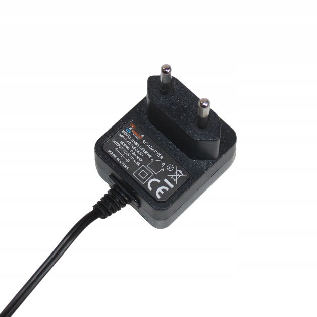 Zasilacz Ładowarka DC 12V 0.5A 500mA 6W 5.5/2.1 LED HNBB120050WE - 14934479957 - oficjalne ...