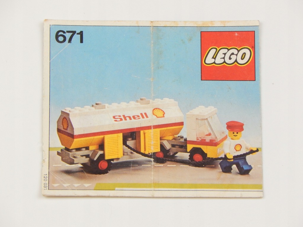 LEGO INSTRUKCJA 671 NR2 SHELL VINTAGE UNIKAT - 12935917448 - oficjalne ...