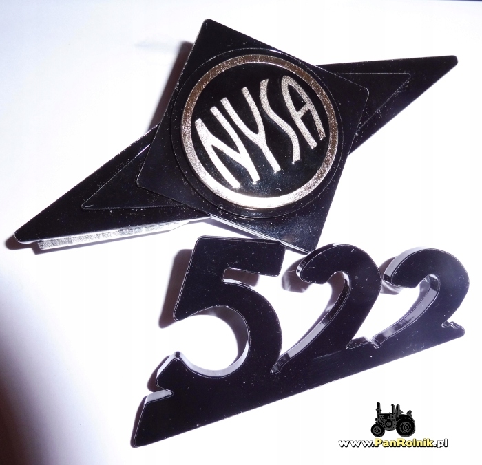 NYSA 522 emblemat napis logo KOMPLET - 8409969004 - oficjalne archiwum ...