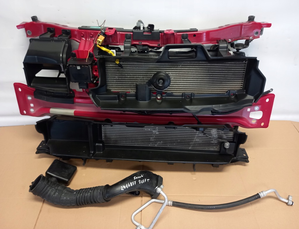 KOMPLET CHŁODNIC PAS PRZEDNI BELKA SUZUKI SWIFT MK8 V 1.0 1.2 2017 ...