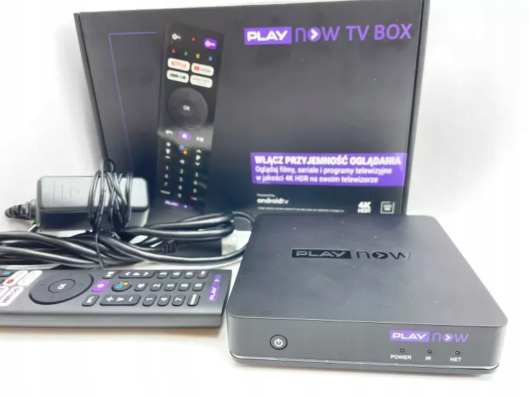 DEKODER 4K - PLAY NOW TV BOX 3 ANDROID TV 4K - 12417328604 - oficjalne ...