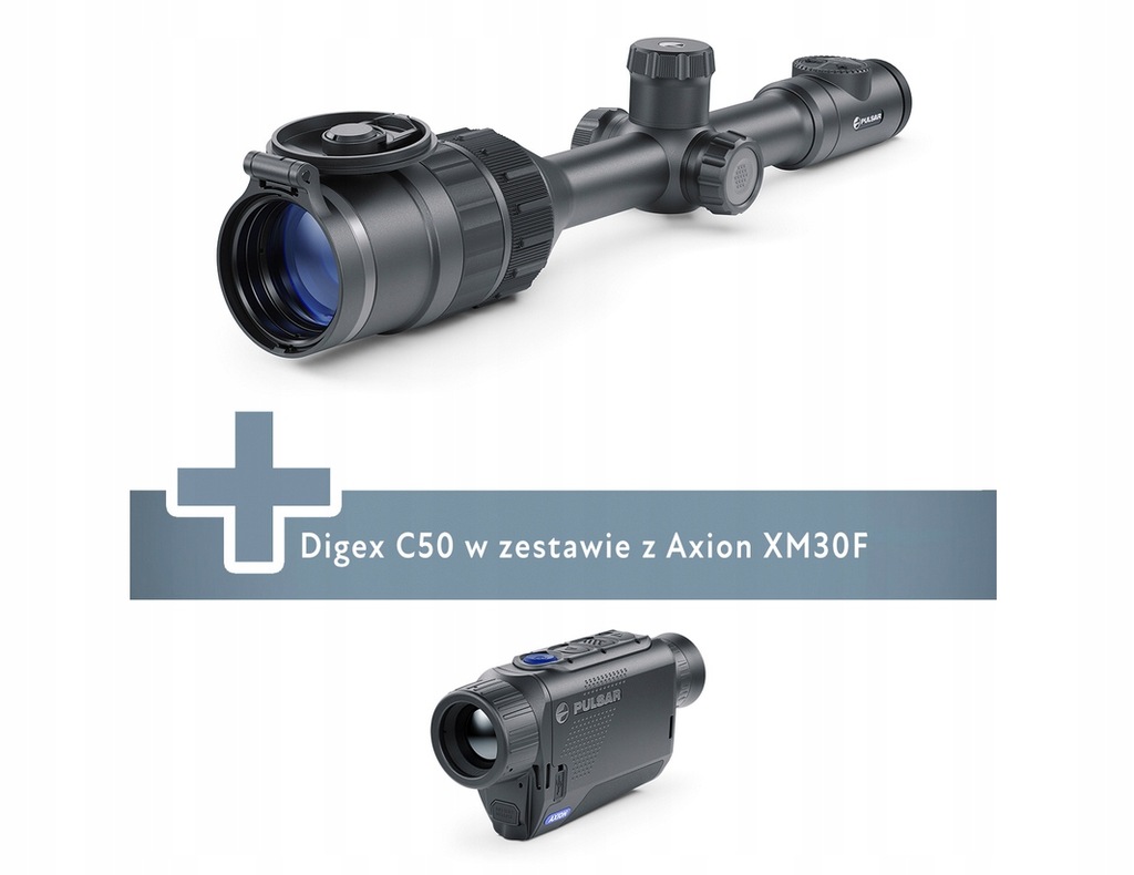 Luneta noktowizyjna Pulsar Digex C50 + Termowizor Pulsar Axion XM30F ...