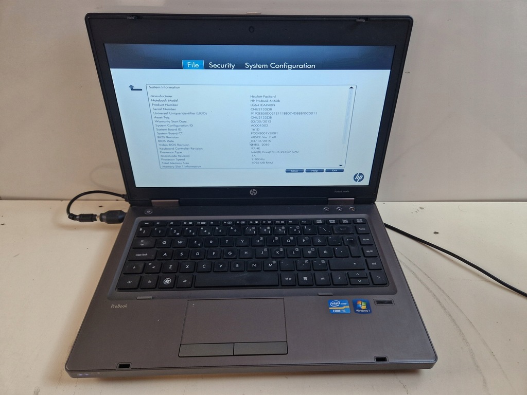 HP Probook 6460b i5 (2268535) - 17582034837 - oficjalne archiwum Allegro