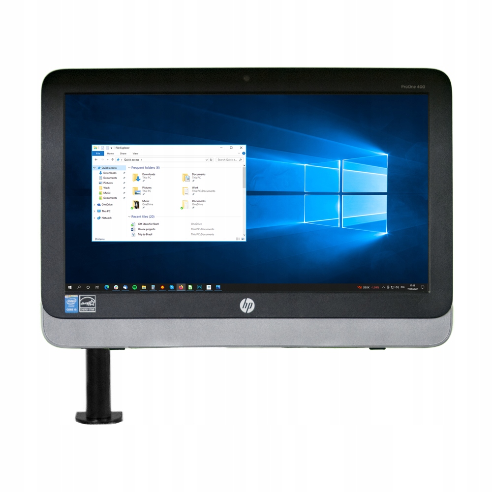 KOMPUTER AIO HP DO BIURA NAUKI KAMERA I3 SSD WIN10 - 12521291784 ...