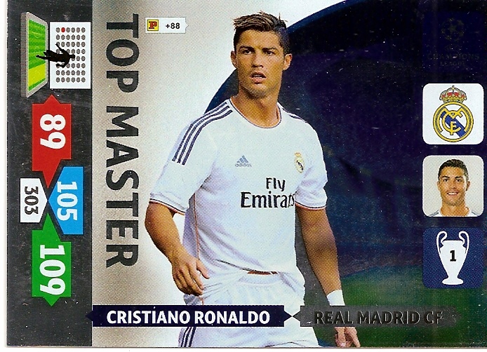 Karta Panini CHL 2013/14 Ronaldo Top Masters - 13596780469 - oficjalne archiwum Allegro