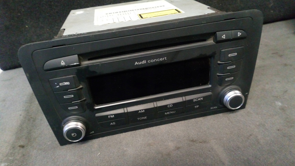 RADIO FABRYCZNE AUDI A3 8P CONCERT 2DIN 8P0035186P - 7868238017 - oficjalne archiwum Allegro