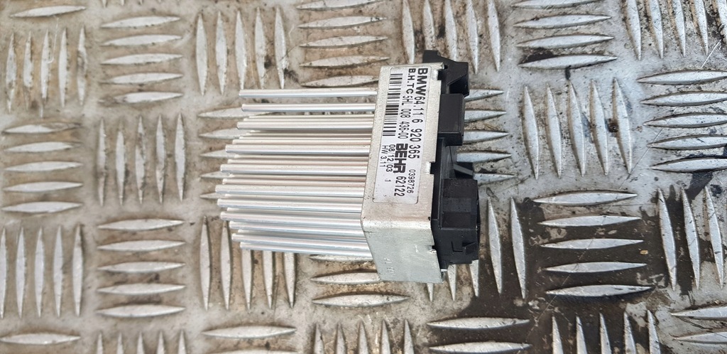 BMW E46 E39 OPORNICA REZYSTOR JEZ DMUCHAWY 6931680 - 12587676665 ...