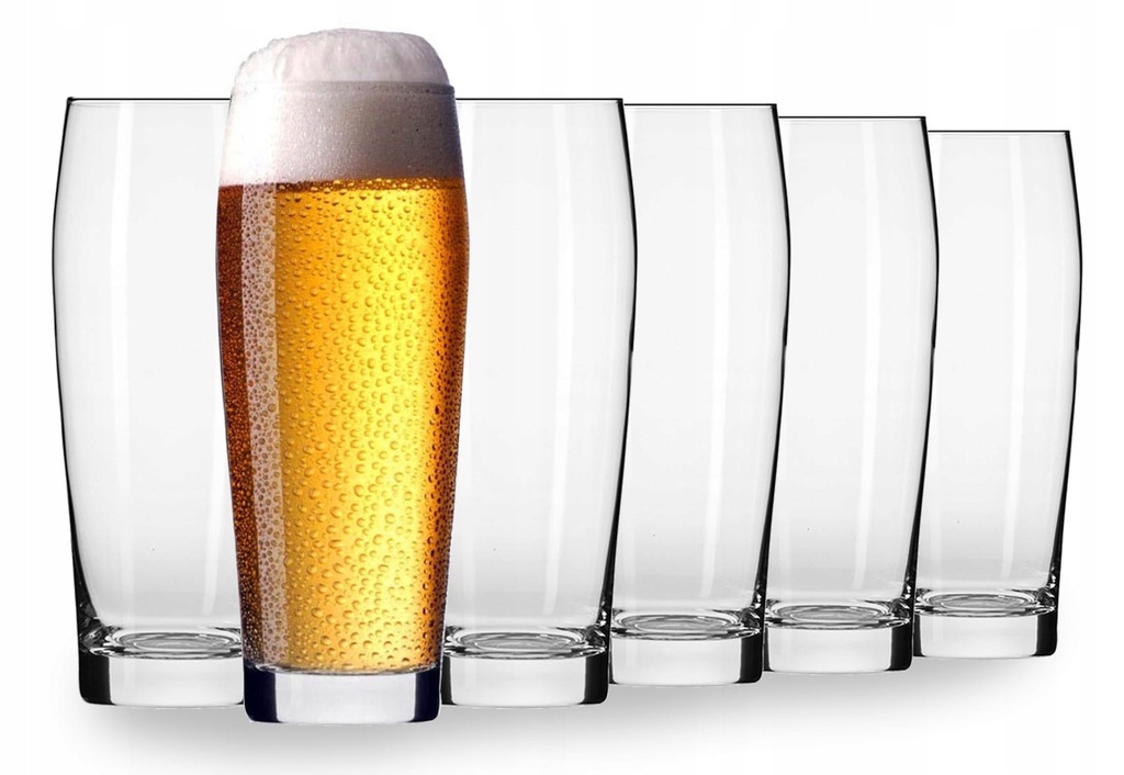 Szklanki kufle pokale na małe piwo pils KROSNO Chill 300ml (7334) szare opa - 13923403446 ...