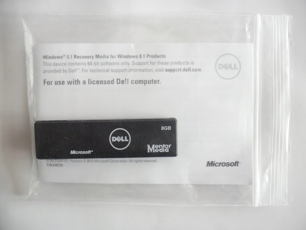 9 x Dell USB 3.0 Pendrive 8GB Windows 8.1 x64 PL - 8631962407 ...