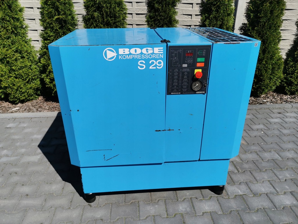 KOMPRESOR ŚRUBOWY 22KW 3500L/MIN BOGE S29 8BAR - 14158097925 ...