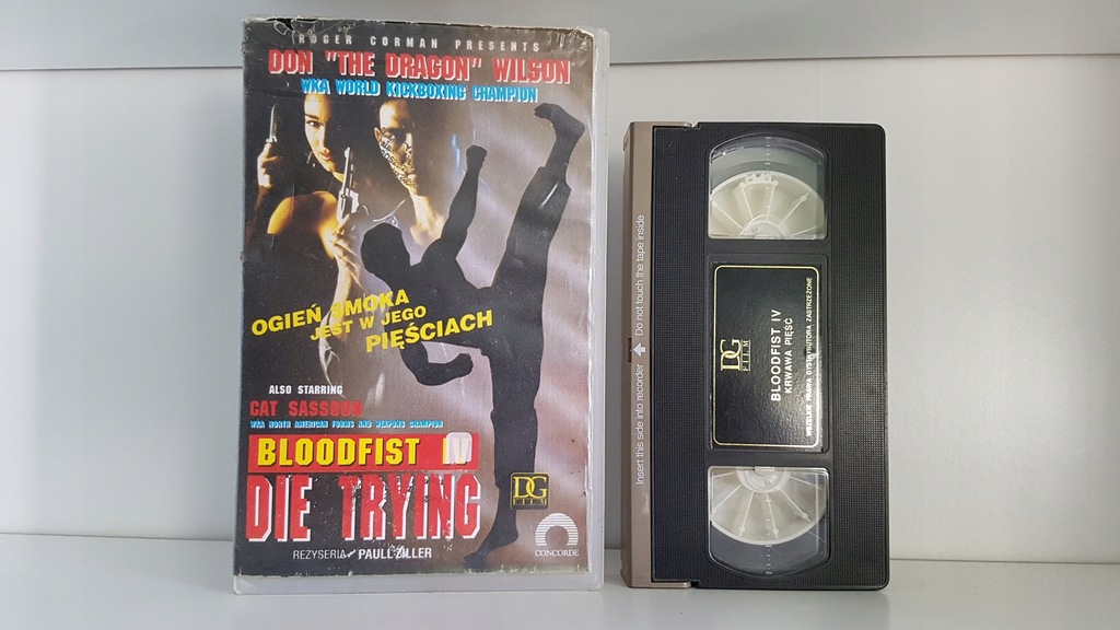 VHS _ KRWAWA PIĘŚĆ IV _ BLOOD FIST _ DG FILM - 7877367353 - oficjalne ...