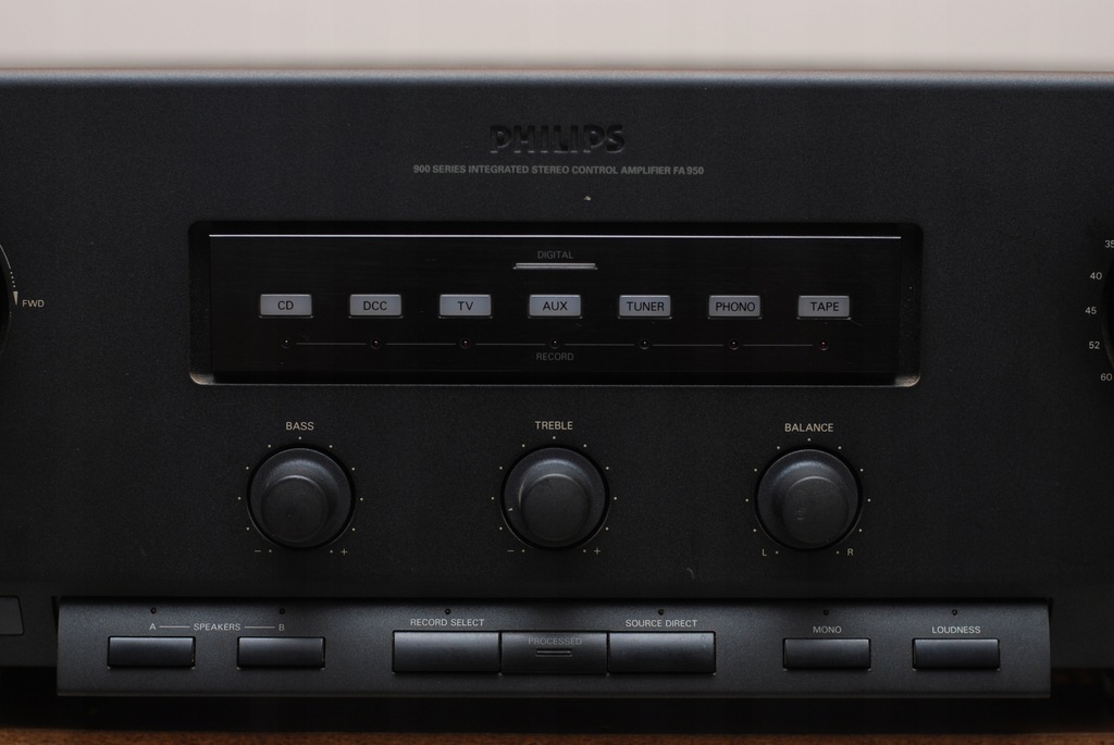 WZMACNIACZ STEREO PHILIPS FA 950 NAJWYŻSZY MODEL - 7911460291 ...