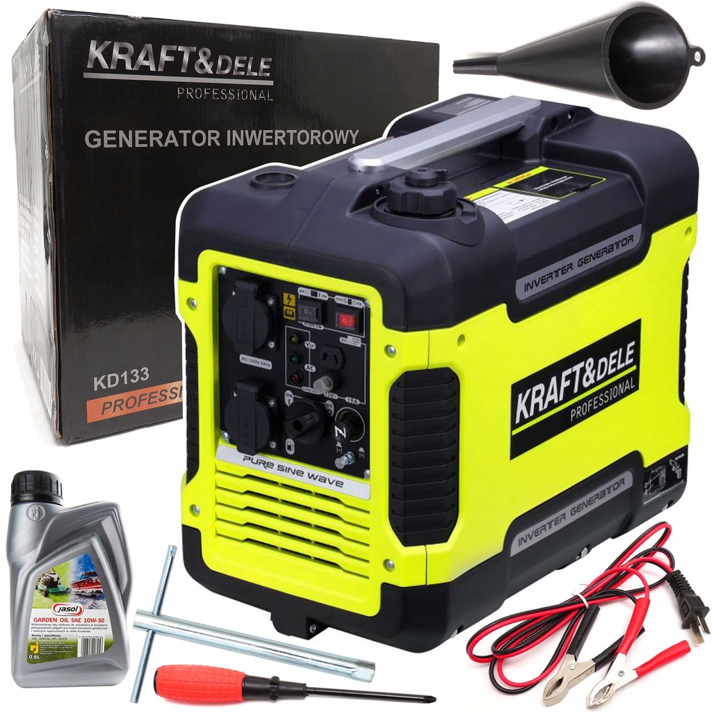 AGREGAT PRĄDOTWÓRCZY GENERATOR INWERTOROWY 1,9KW - 11788377275 - oficjalne archiwum Allegro