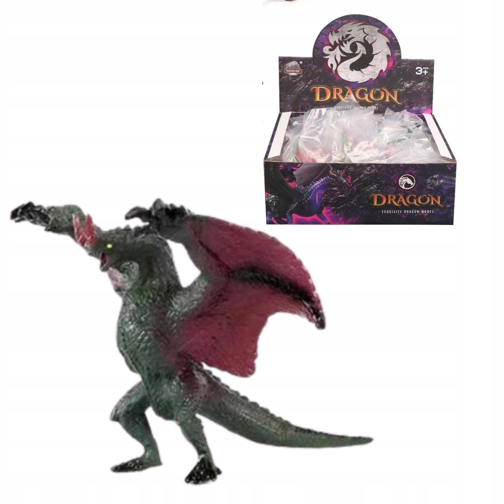 MEGA SMOK SMOKI FIGURKI ZWIERZĘTA DRAGON DLA DZIECI DLA CHŁOPCA ...