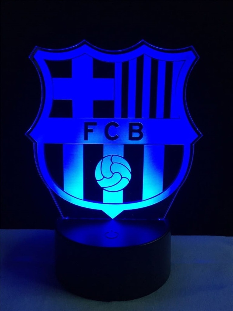 LAMPKA NOCNA 3D LED FC BARCELONA USB PILOT - 12690942244 - oficjalne ...