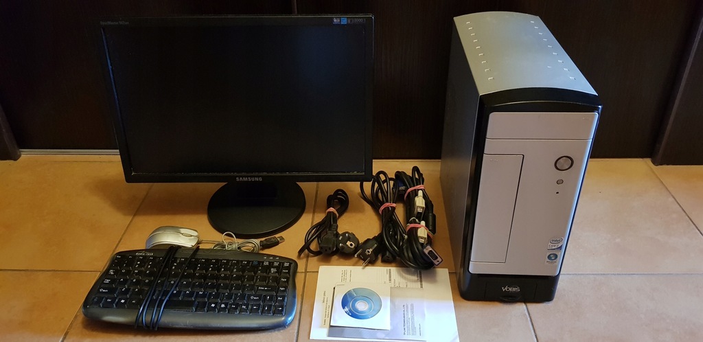 Komputer Stacjonarny VOBIS,Monitor,dobry Komplet - 8879903573 ...