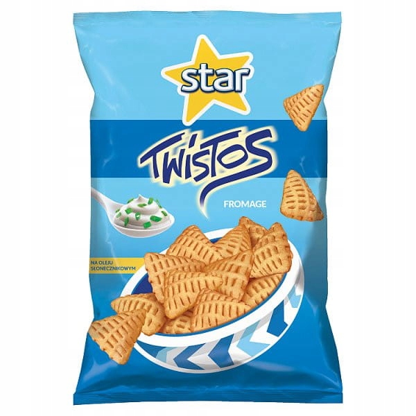 Star Chips Chrupki Twistos Fromage Śmietankowe 70g - 10892284013 ...