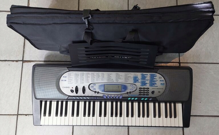KEYBOARD CASIO CTK-571 Z POKROWCEM I ZASILACZEM - 11395002304 ...