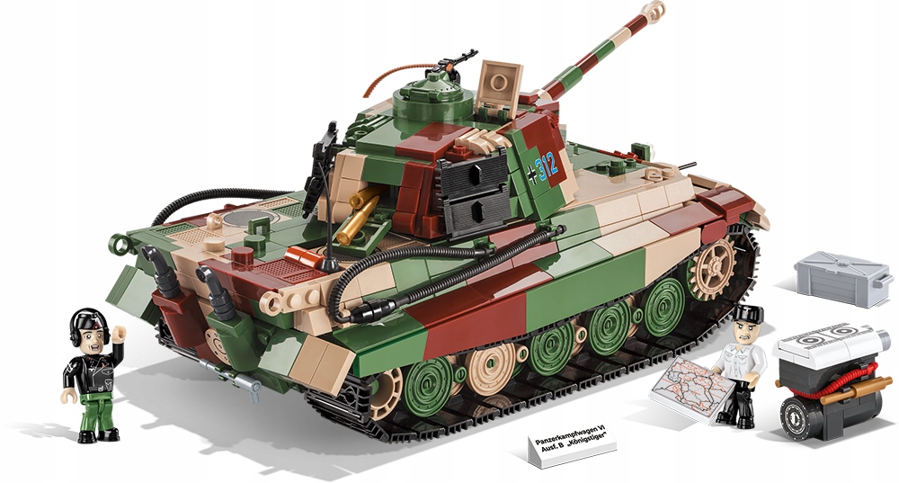 Cobi 2540 Konigstiger Tygrys Królewski Czołg - 11846365897 - oficjalne ...