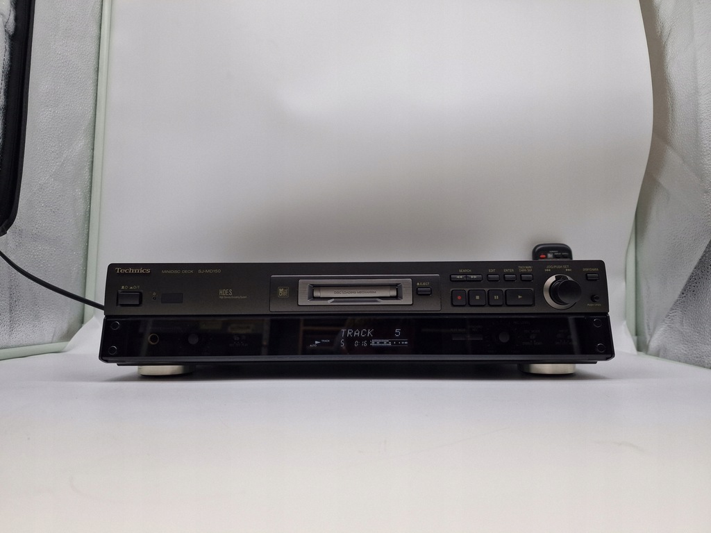TECHNICS SJ-MD150 ODTWARZACZ MINIDISC TOP + PILOT! - 13164947706 ...